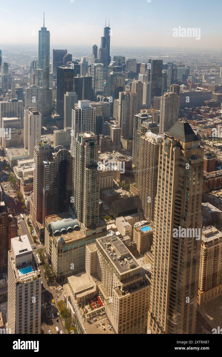 The Willis Tower and the Modern Architecture Tower Buildings in ...