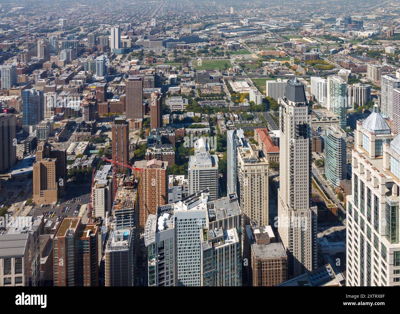 The Modern Architecture Tower Buildings in Downtown Chicago, Illinois ...