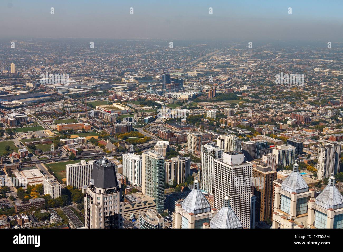 The Modern Architecture Tower Buildings in Downtown Chicago, Illinois ...