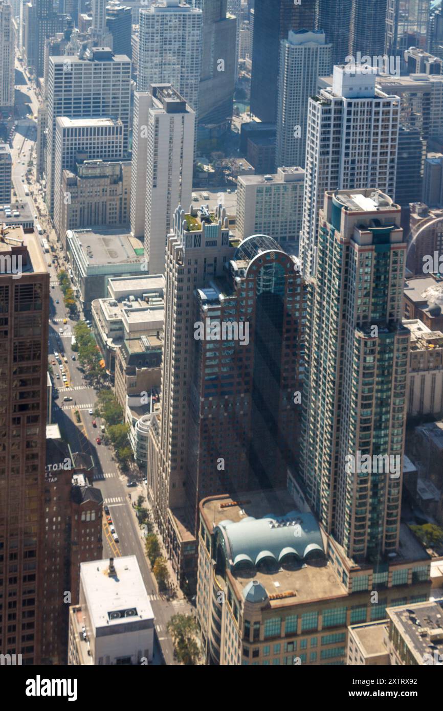 The Modern Architecture Tower Buildings in Downtown Chicago, Illinois ...
