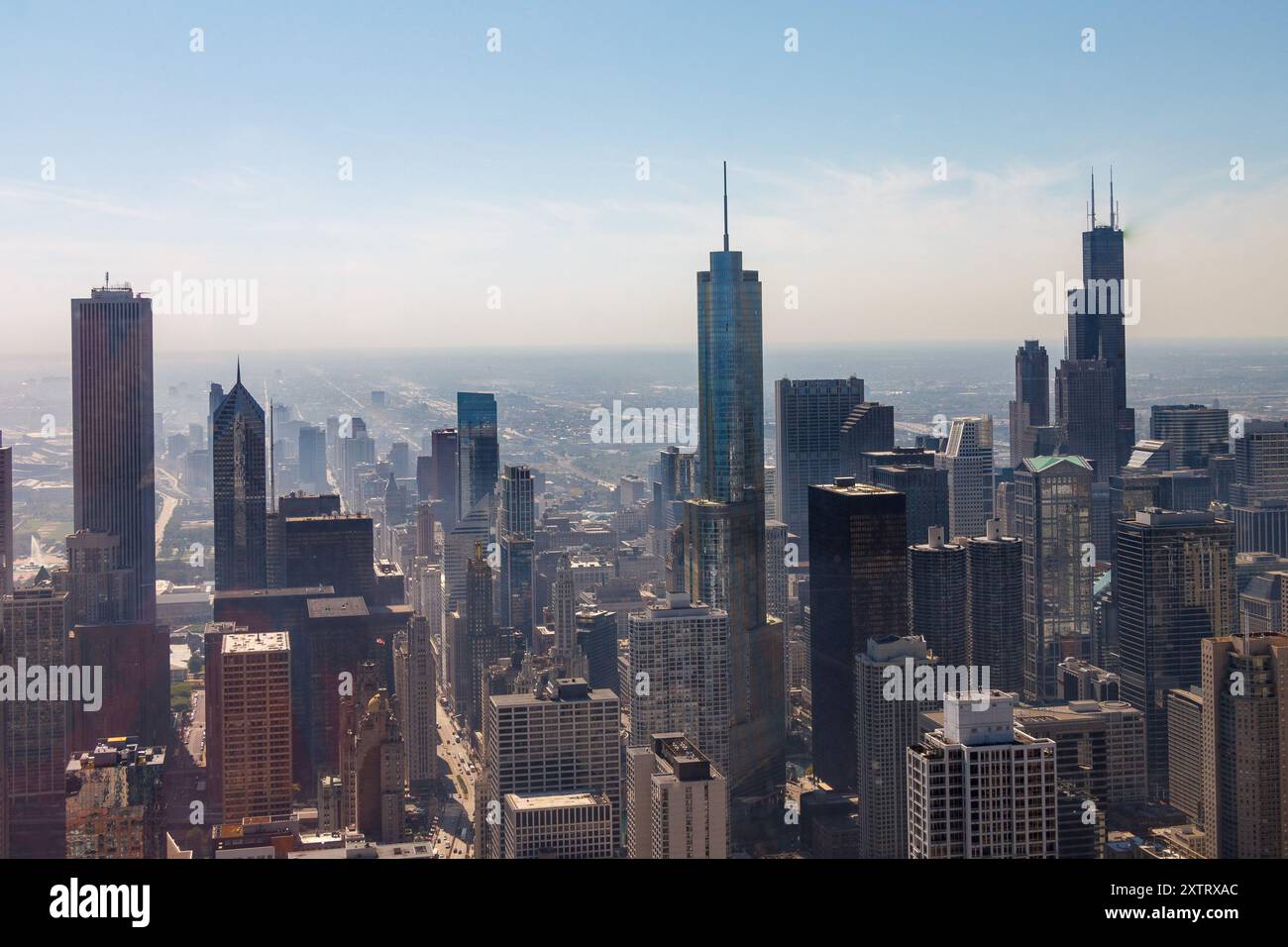 The Modern Architecture Tower Buildings in Downtown Chicago, Illinois ...