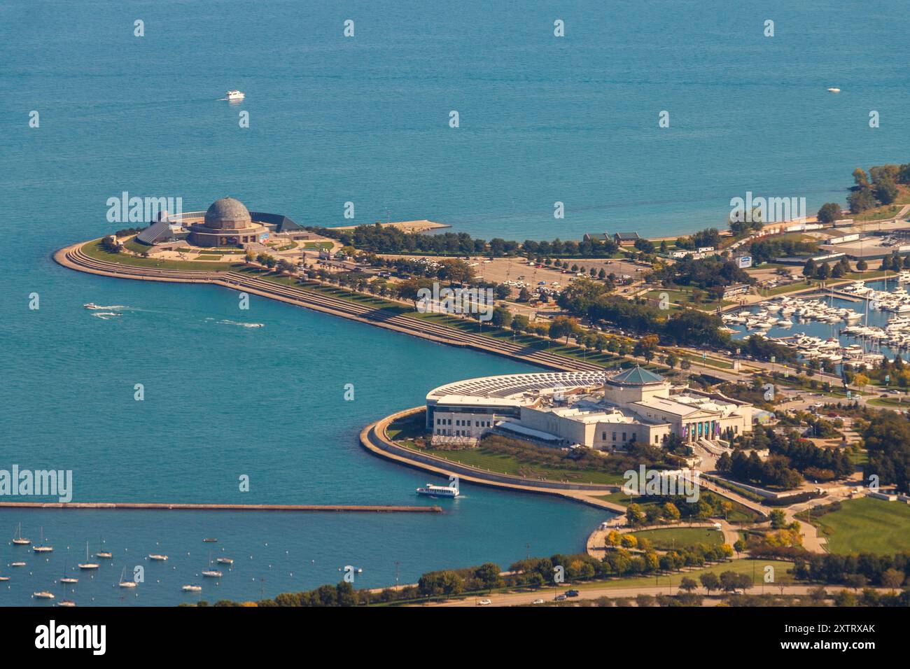 Adler Planetarium in Downtown Chicago, Illinois, United States Stock ...
