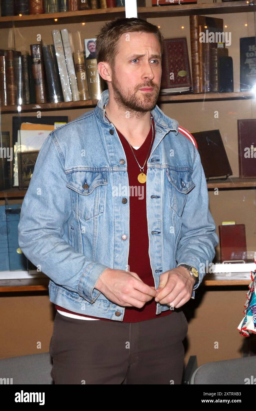 Ryan Gosling signs copies of "Congo Stories" at the Strand Bookstore in ...