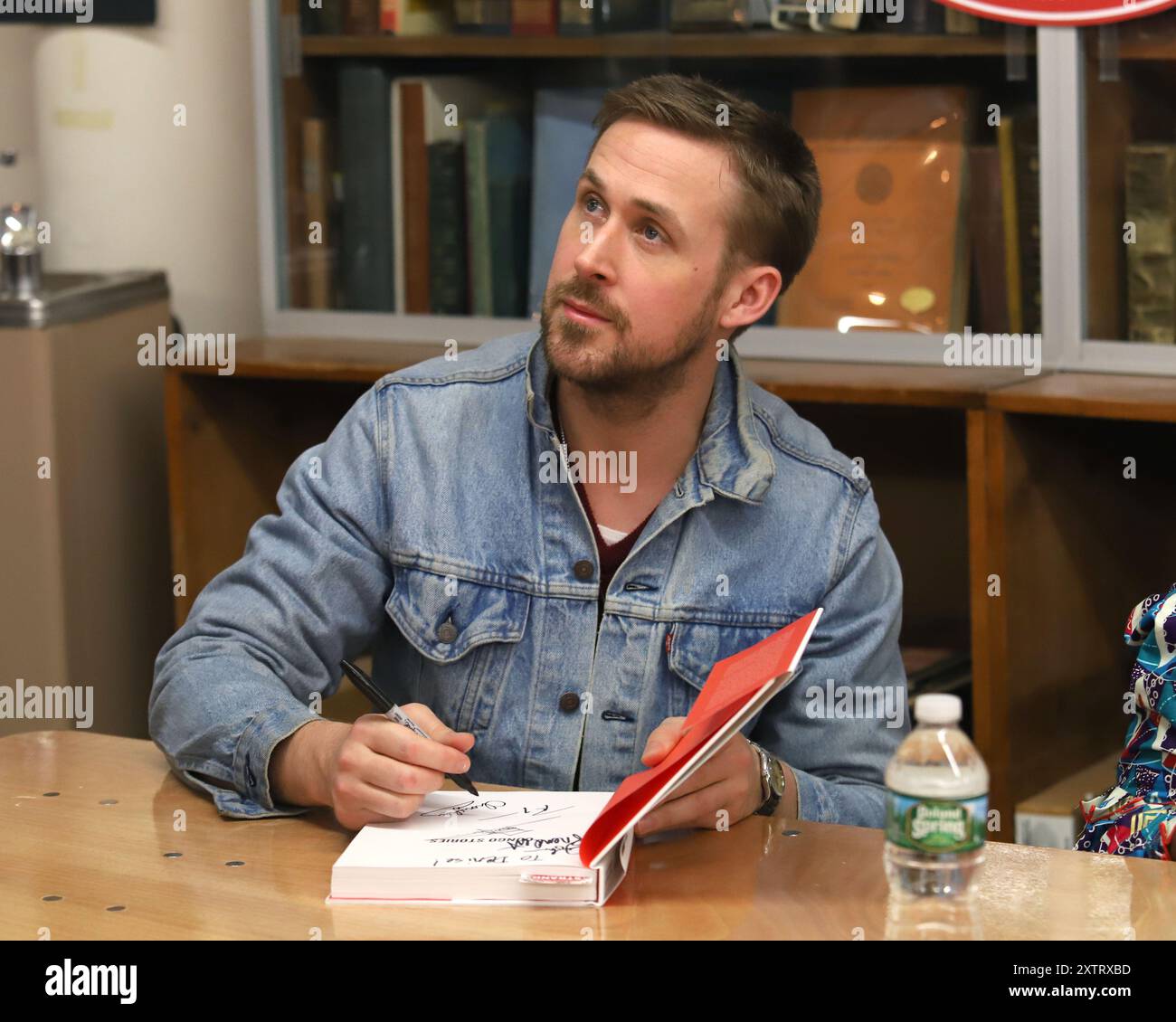 Ryan Gosling signs copies of "Congo Stories" at the Strand Bookstore in ...