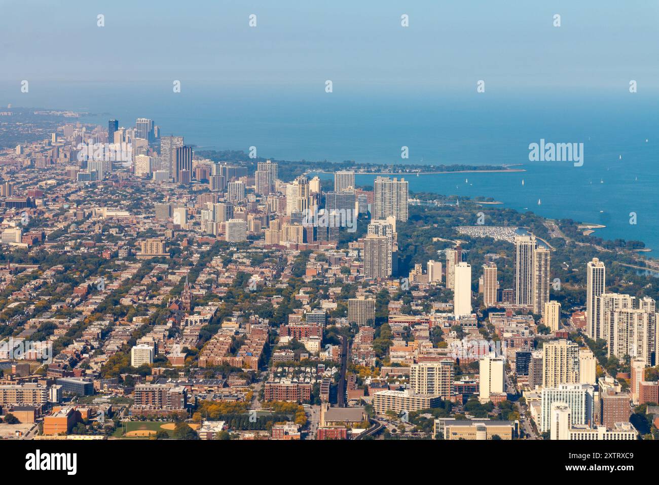 The Modern Architecture Tower Buildings in Downtown Chicago, Illinois ...