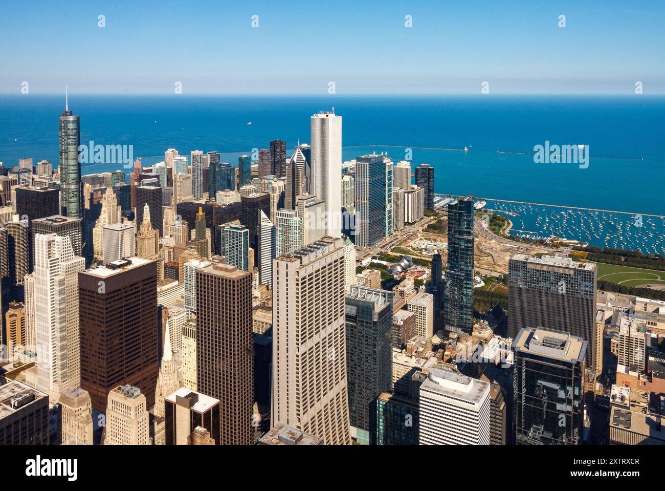 The Modern Architecture Tower Buildings in Downtown Chicago, Illinois ...