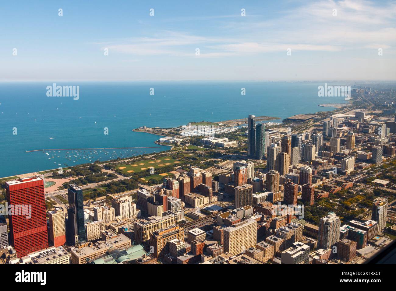 The Modern Architecture Tower Buildings in Downtown Chicago, Illinois ...