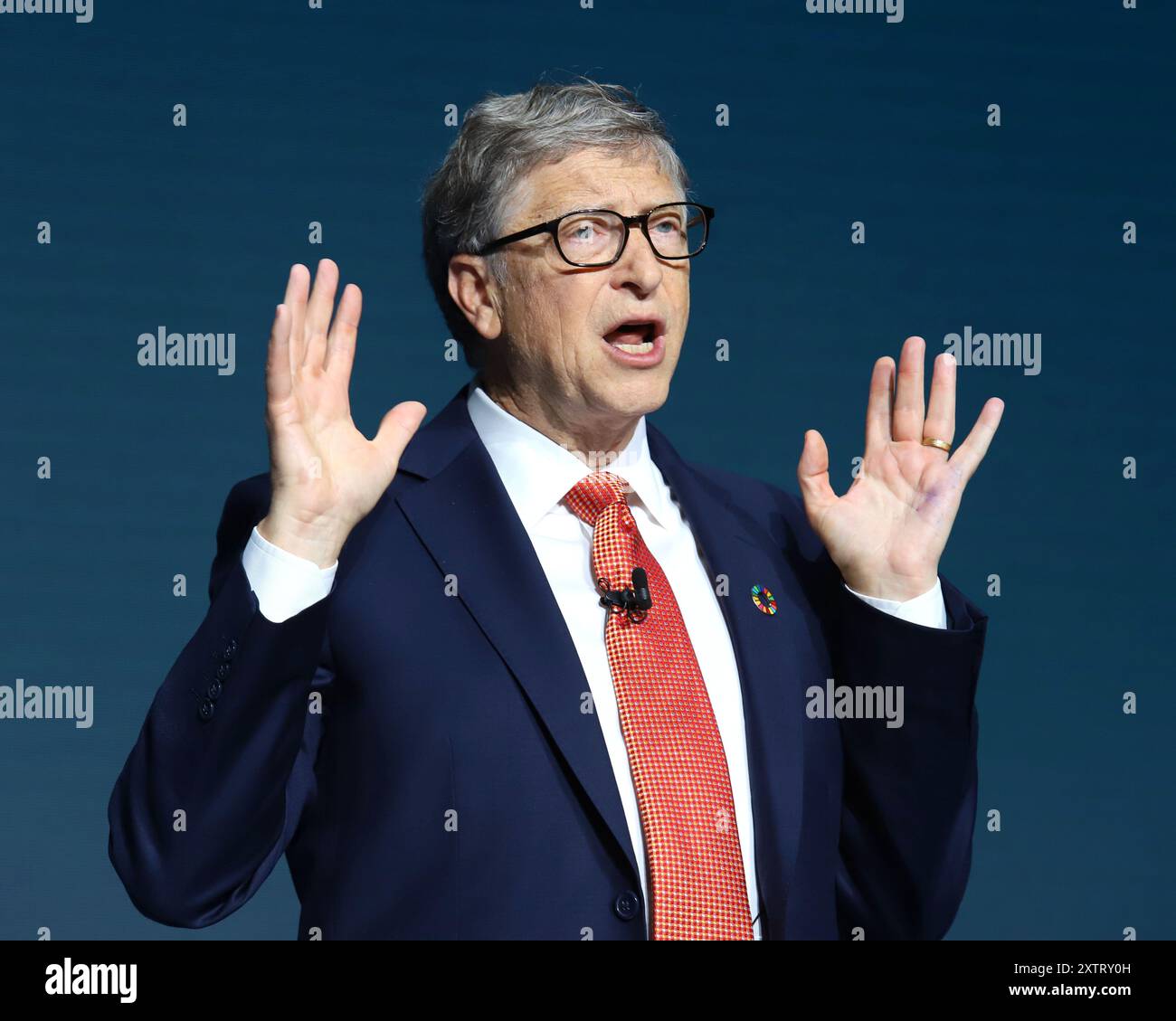 Bill Gates speaks at the Bill and Melinda Gates foundation's ...