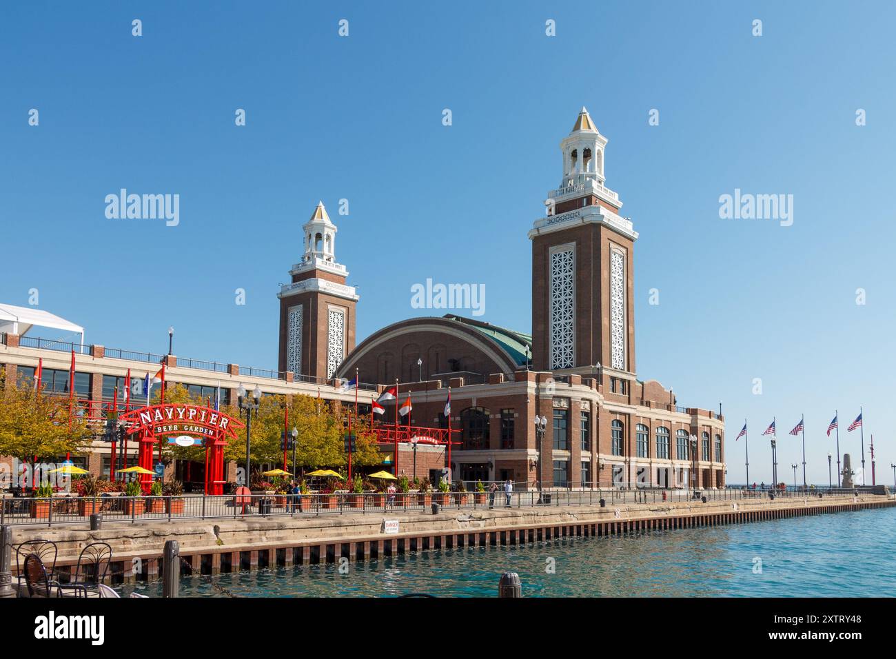 The Navy Pier In Downtown Chicago Illinois United States Stock Photo The Navy Pier In Downtown Chicago Illinois United States Stock Photo