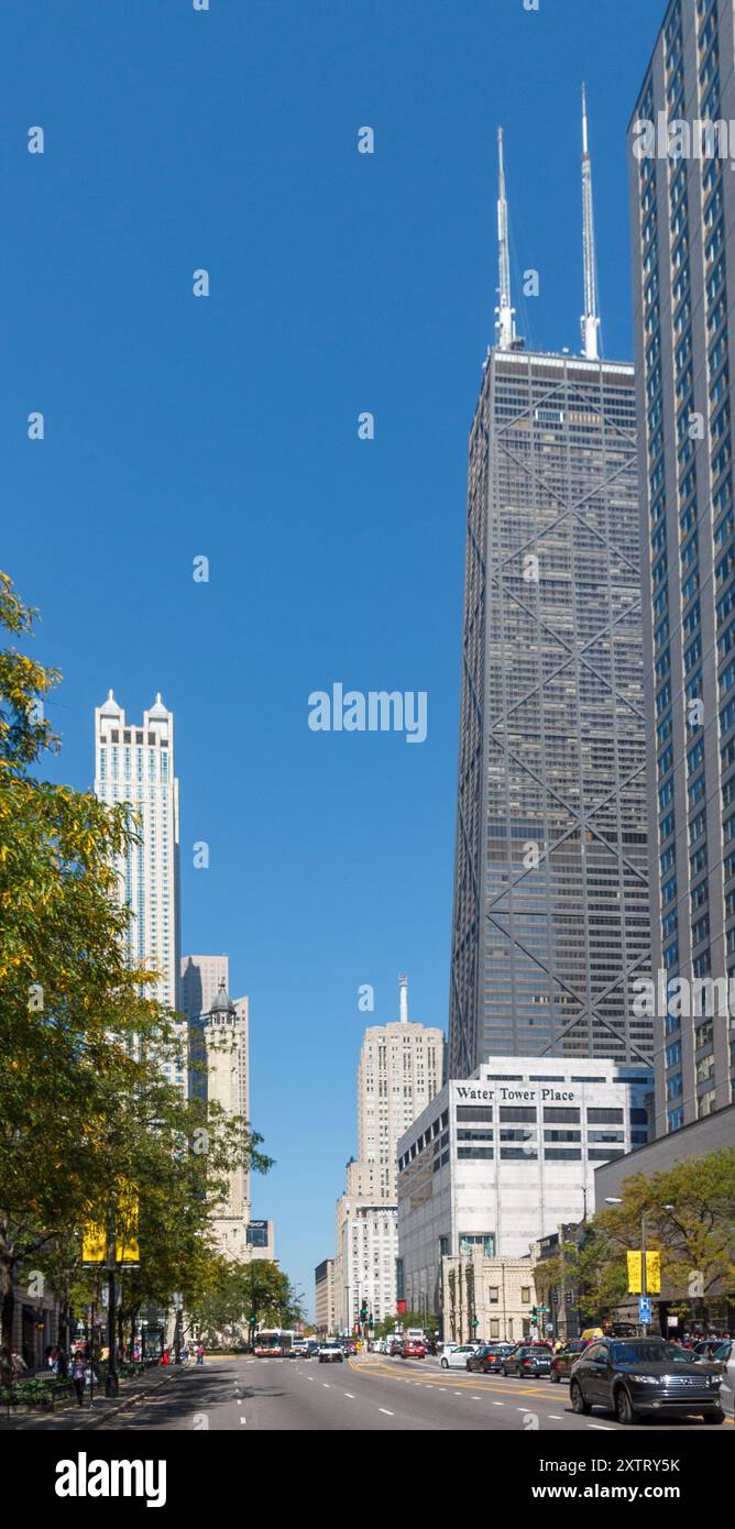 The John Hancock Center Modern Architecture Tower Skyscraper, Downtown ...