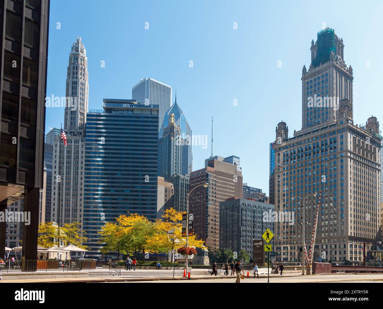 The Modern Architecture Tower Buildings in Downtown Chicago, Illinois ...