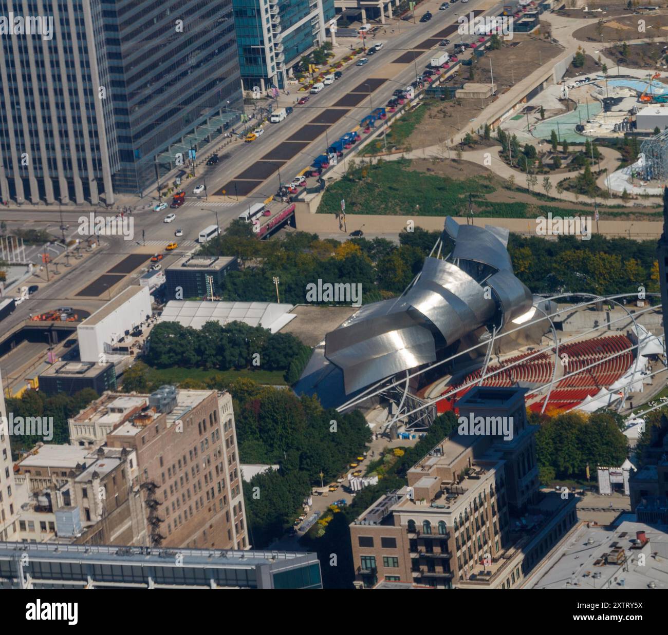 The Modern Architecture Tower Buildings in Downtown Chicago, Illinois ...