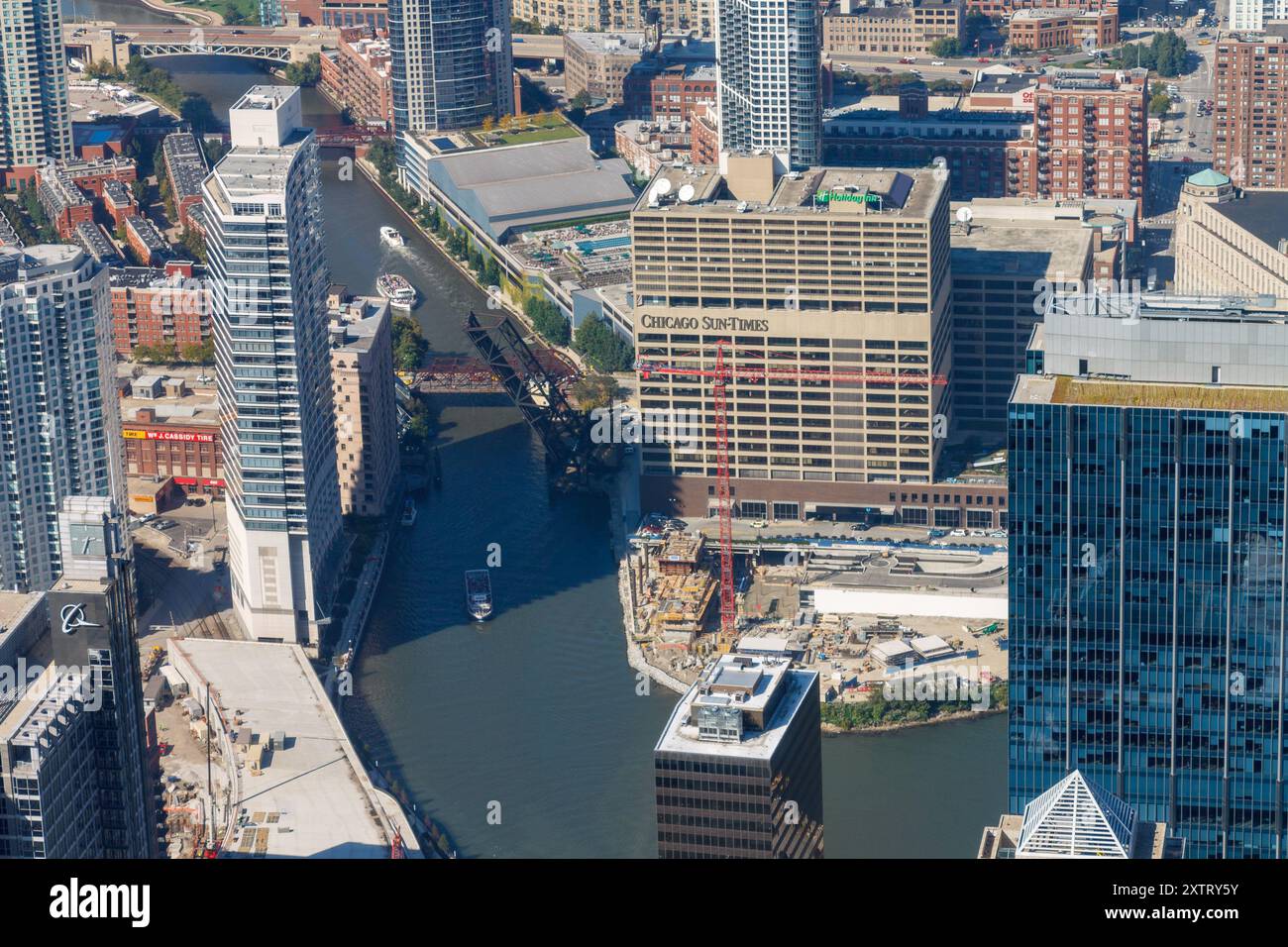 The Modern Architecture Tower Buildings in Downtown Chicago, Illinois ...