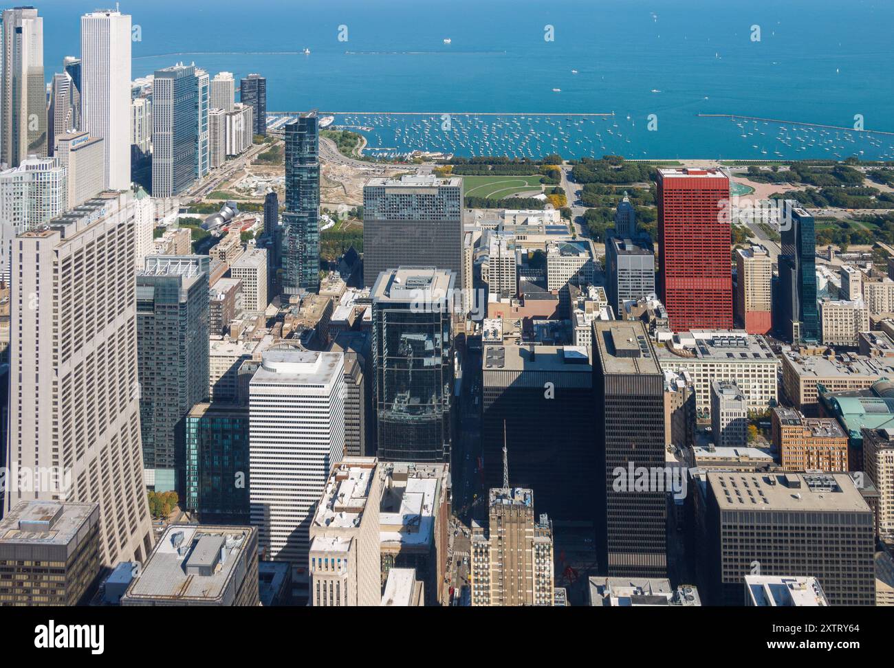 The Modern Architecture Tower Buildings in Downtown Chicago, Illinois ...