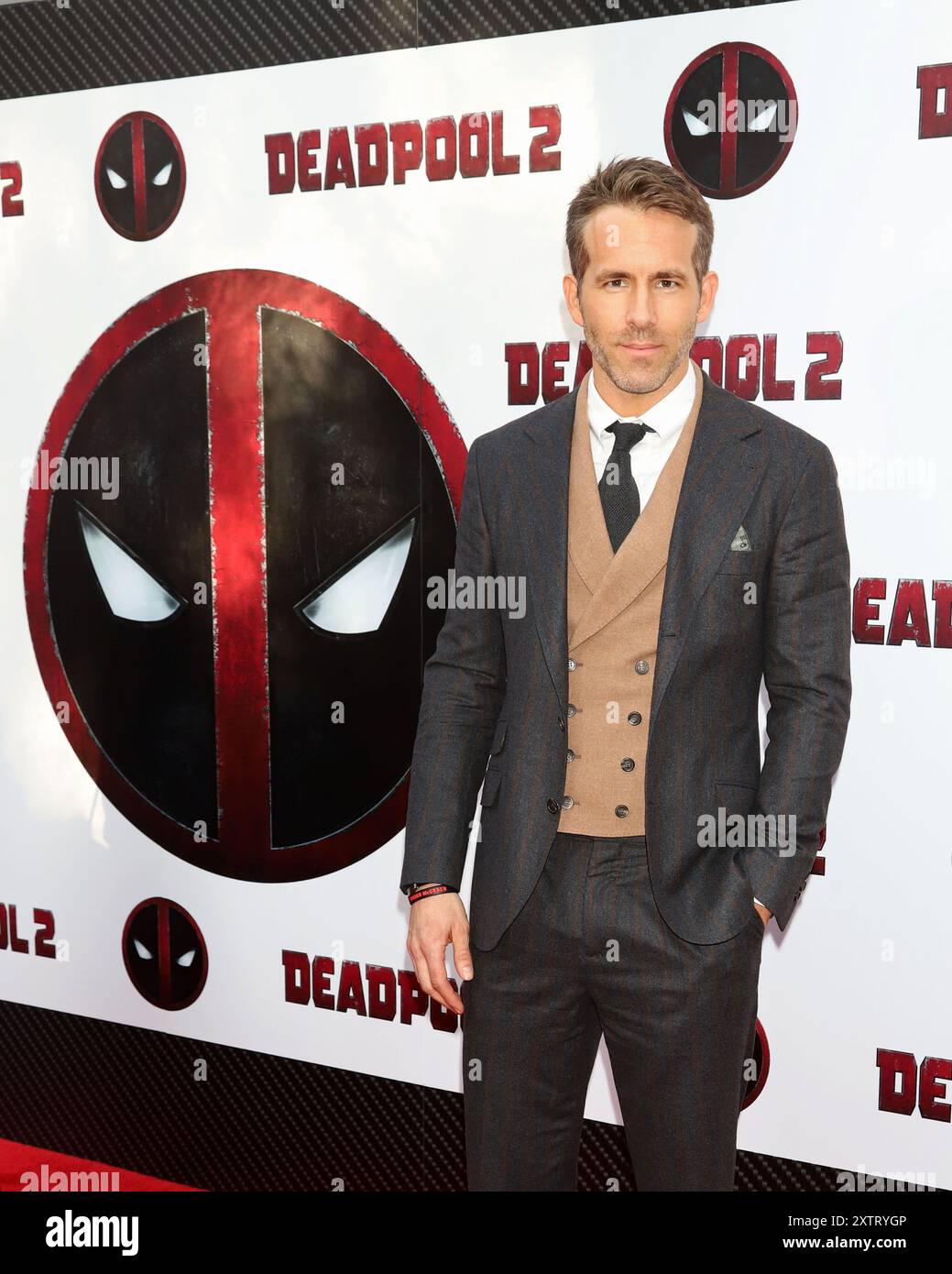 Ryan Reynolds attends a special screening of "Deadpool 2" at AMC Loews ...