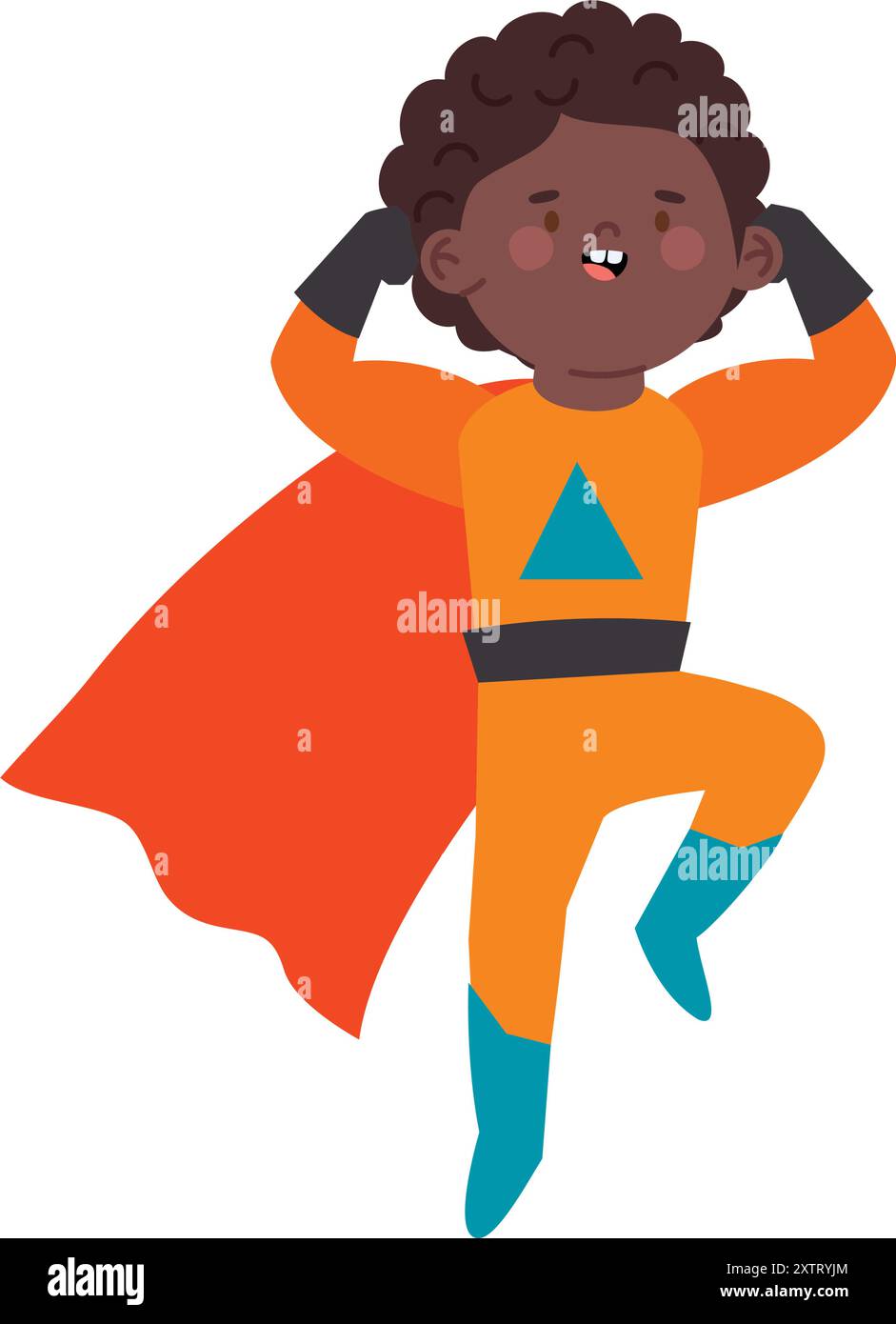 superhero with mask and posing Stock Vector Image & Art - Alamy