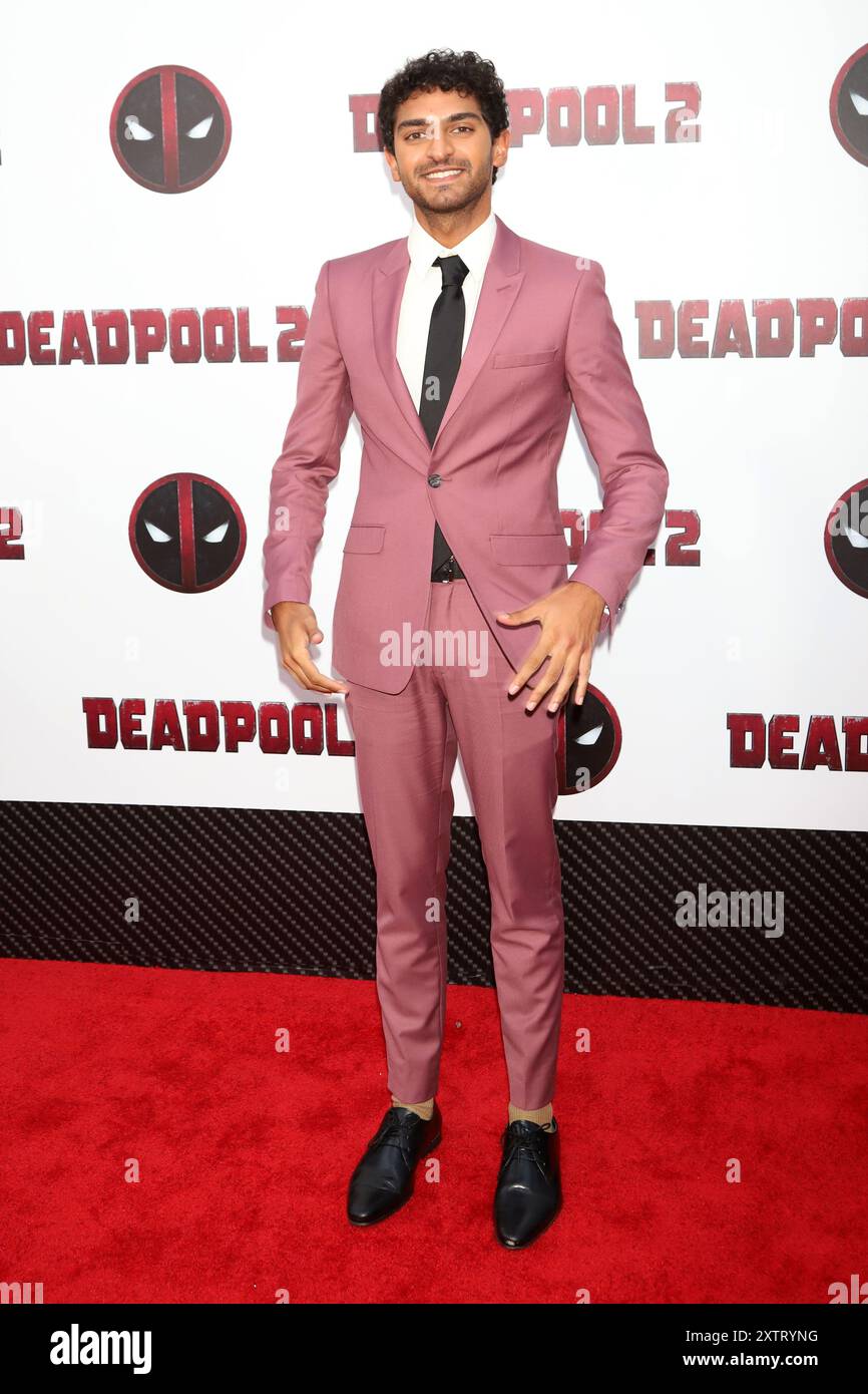 Karan Soni attends a special screening of "Deadpool 2" at AMC Loews ...