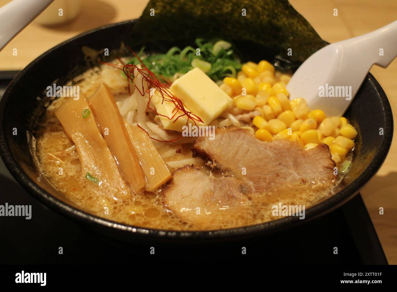 Sapporo style miso ramen in Osaka, Japan Stock Photo - Alamy