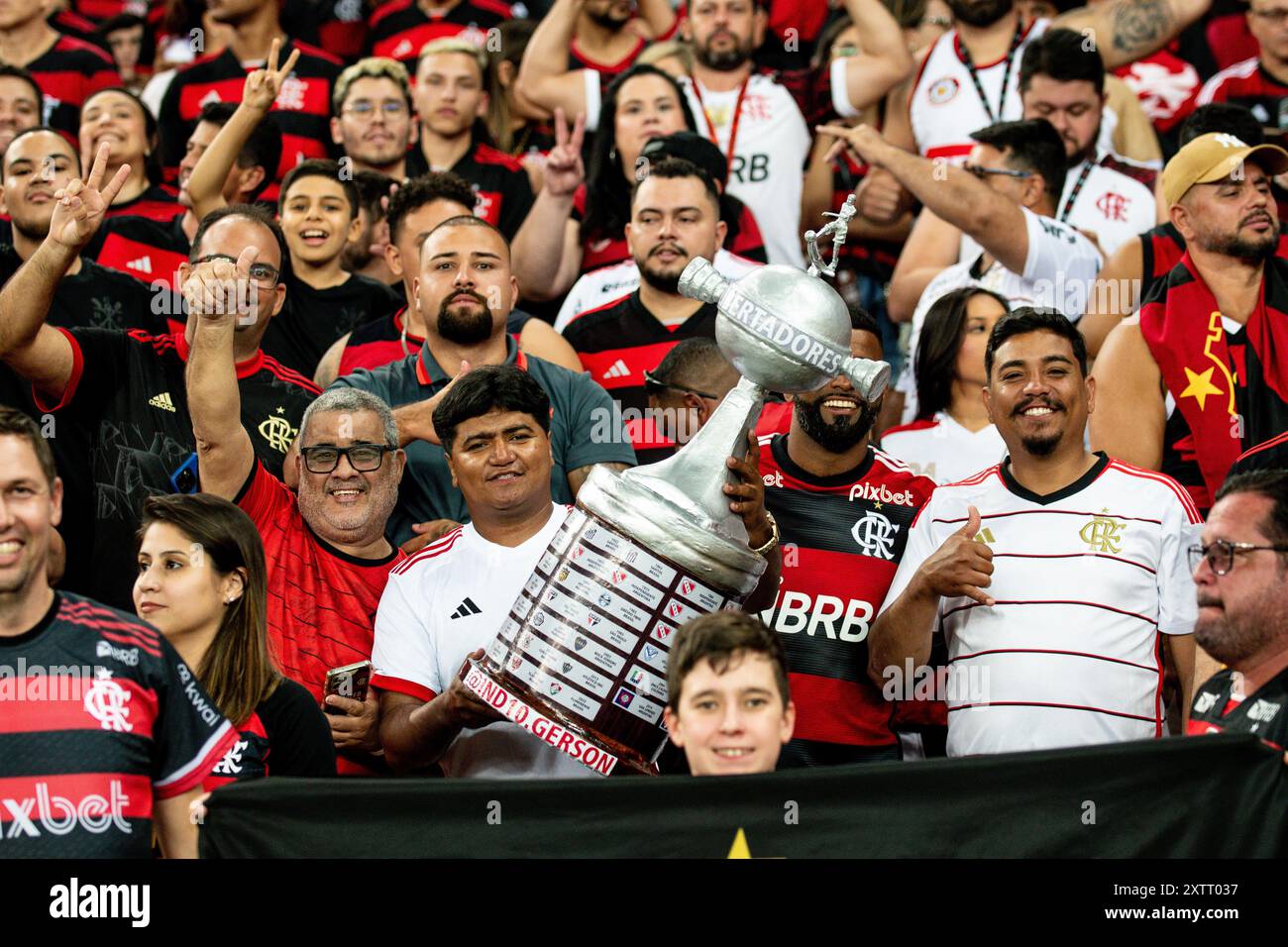 Rio, Brazil - august 15, 2024, FANS during match Flamengo (BRA) vs ...