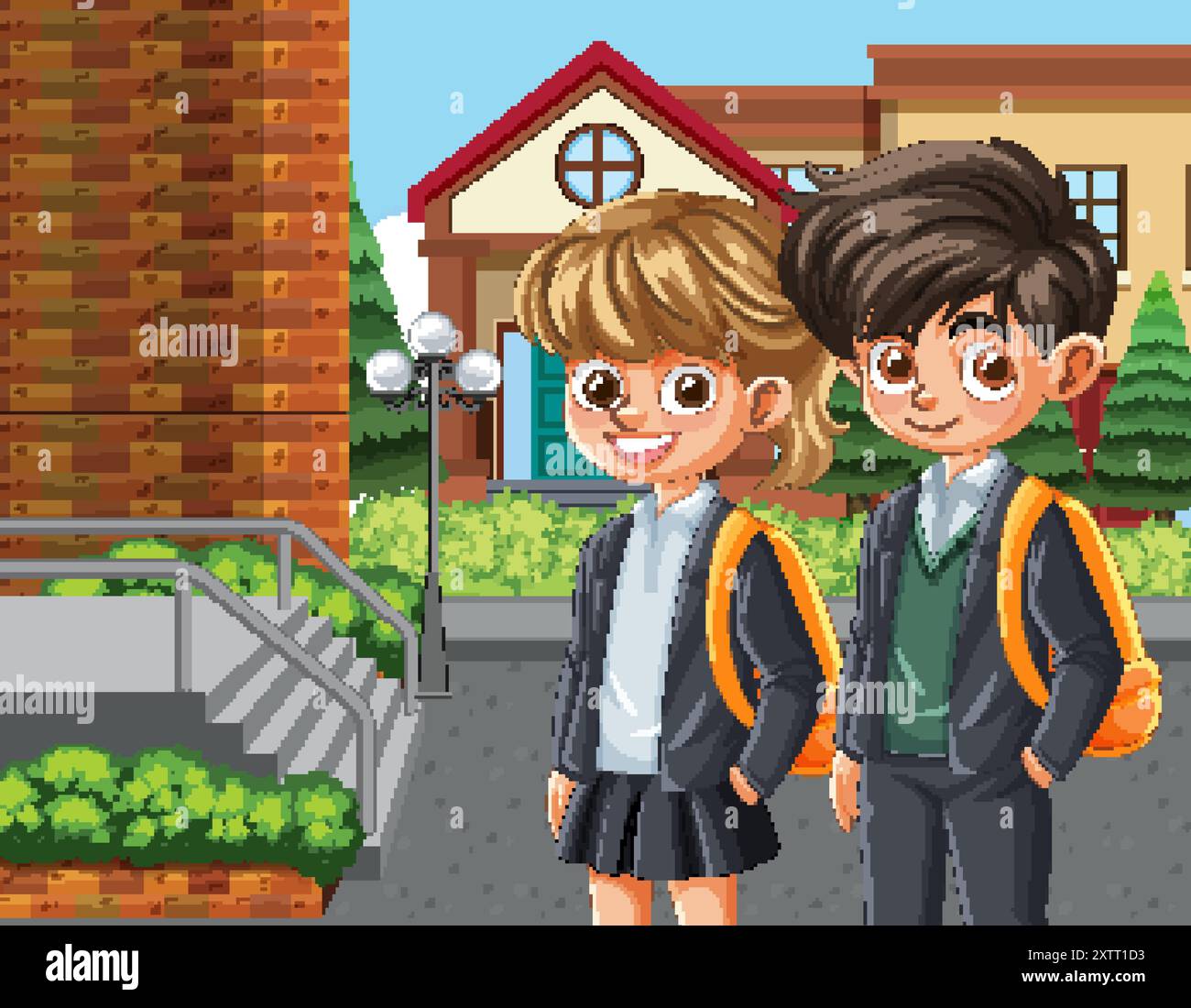 Student students building Stock Vector Images - Alamy