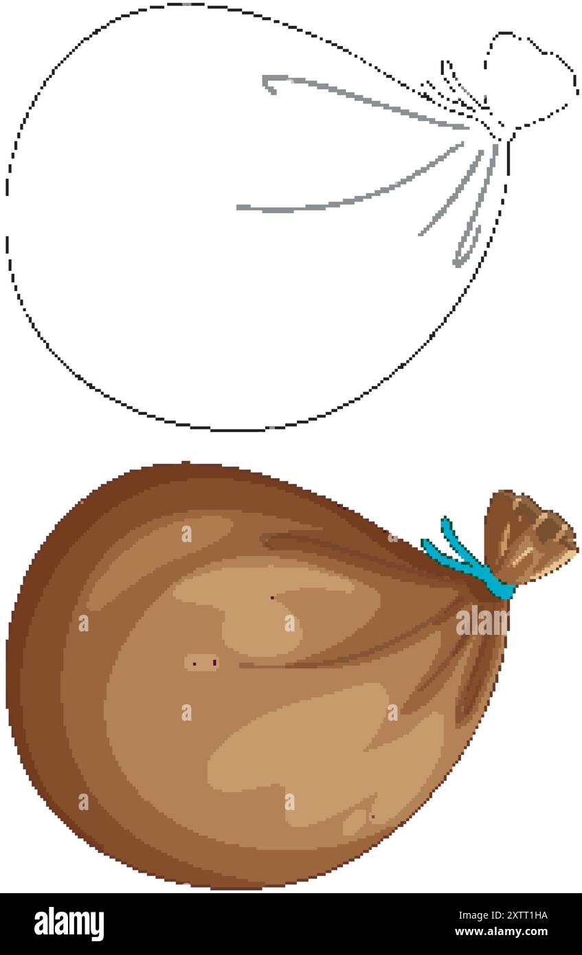 Sack filled Stock Vector Images - Alamy