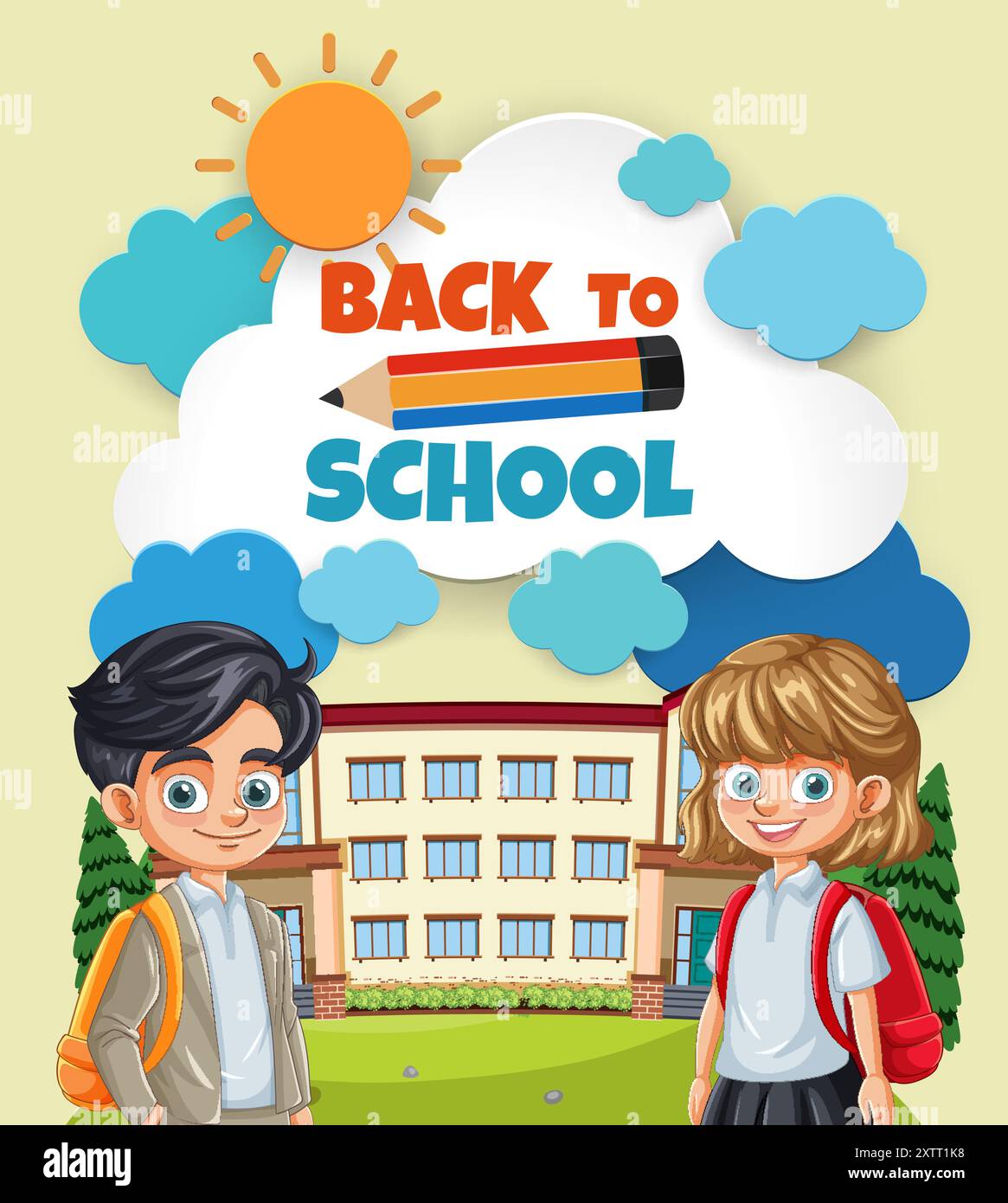 Primary school children returning hi-res stock photography and images ...