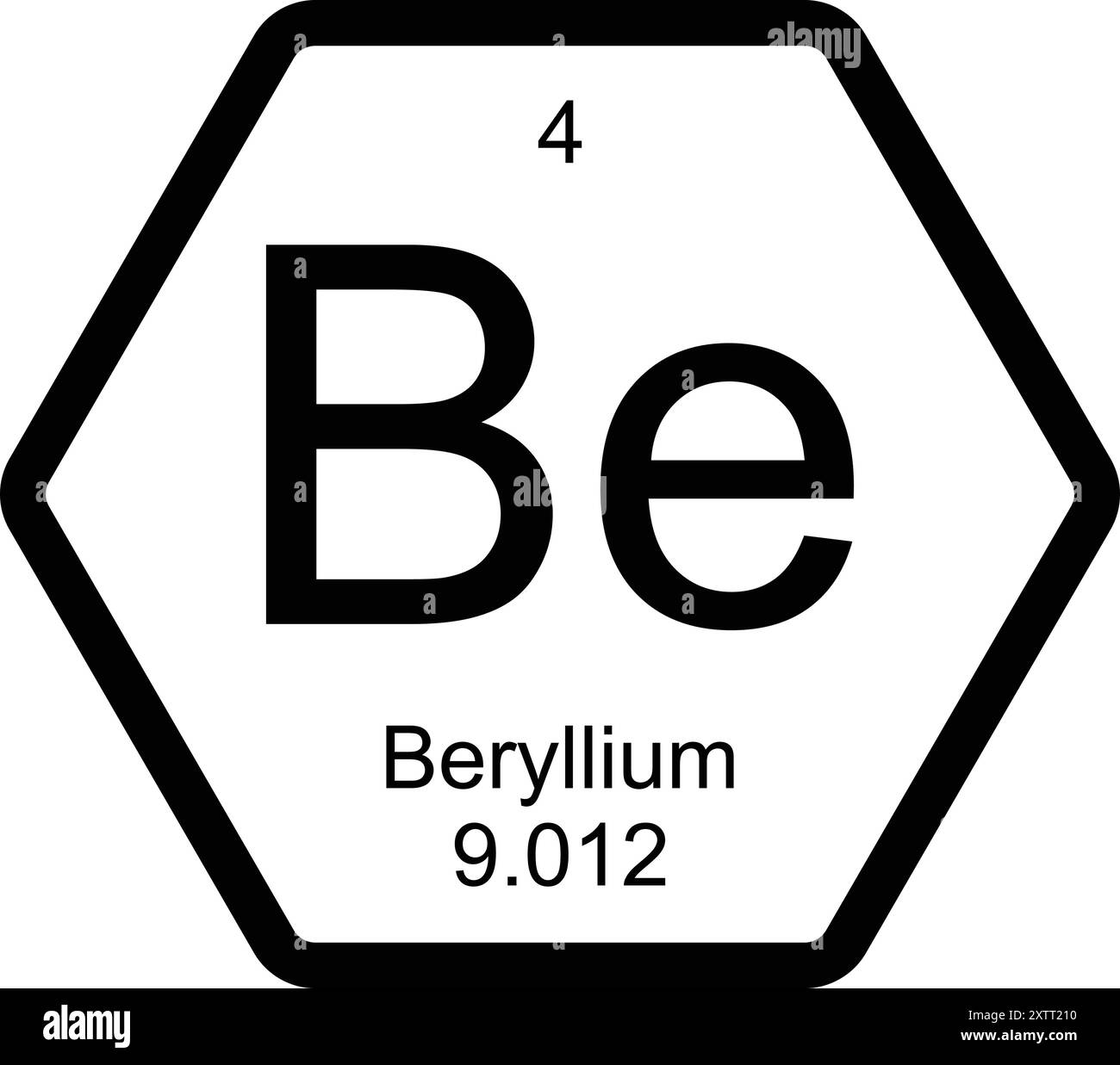 Beryllium chemical element periodic table hi-res stock photography and ...