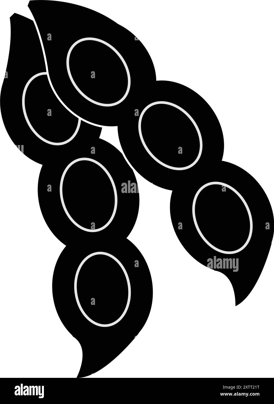 soybean seed icon illustration design Stock Vector Image & Art - Alamy