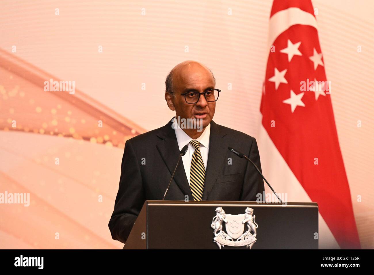 Singapore President Tharman Shanmugaratnam, 13 August 2024. (Singapore ...