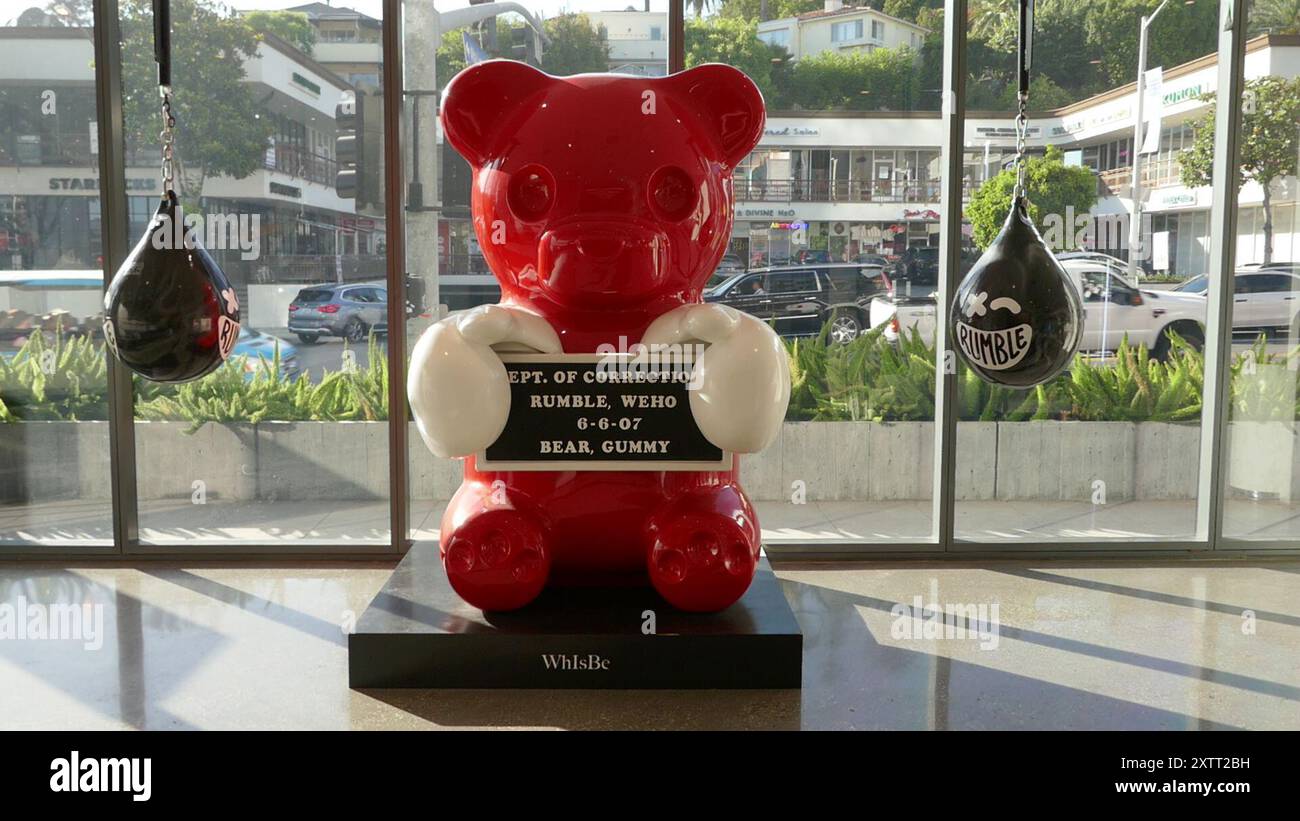 Los Angeles, California, USA 15th August 2024 Gummy Bear Art at Rumble ...