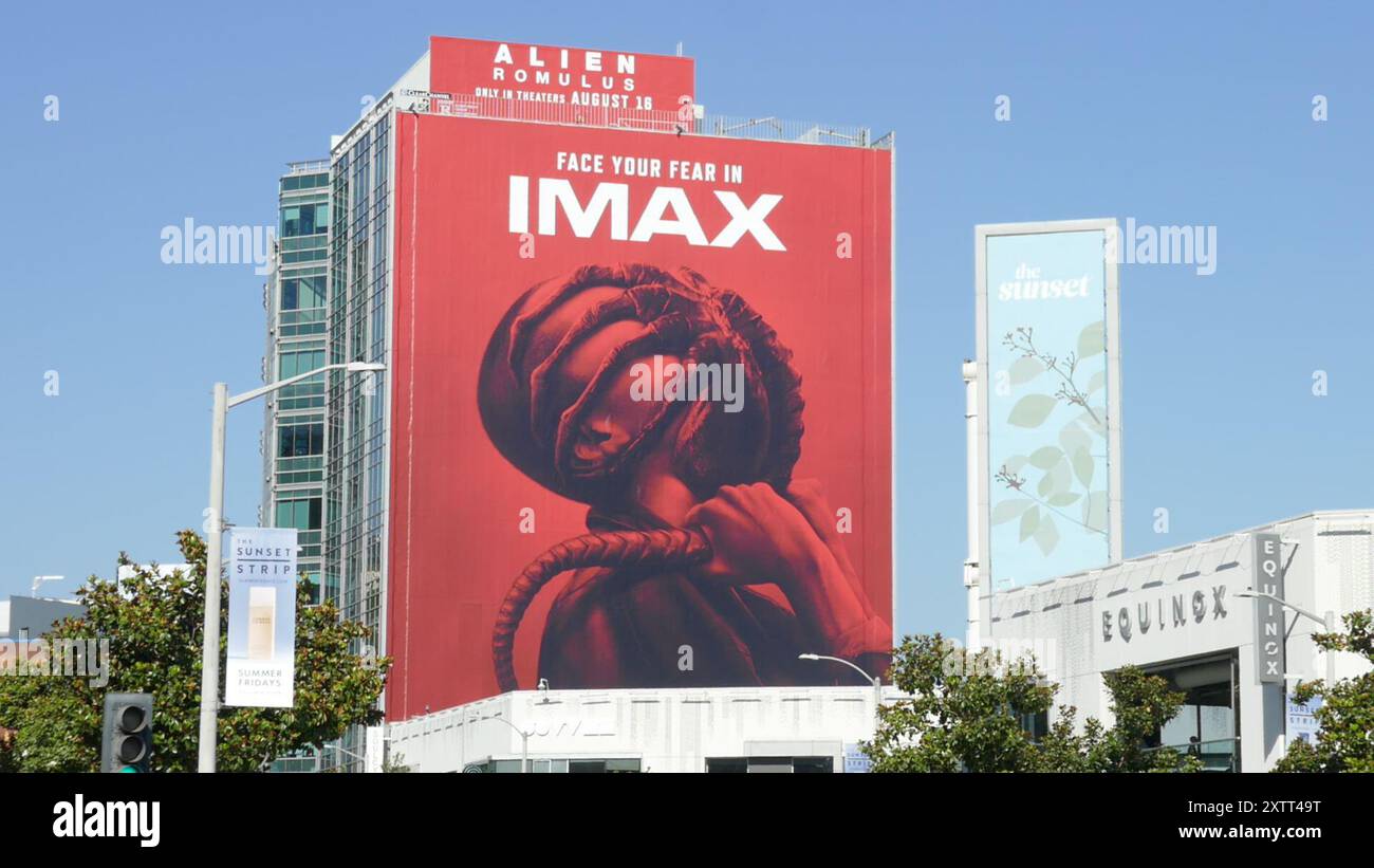 Los Angeles, California, USA 15th August 2024 Alien Romulus Billboard ...