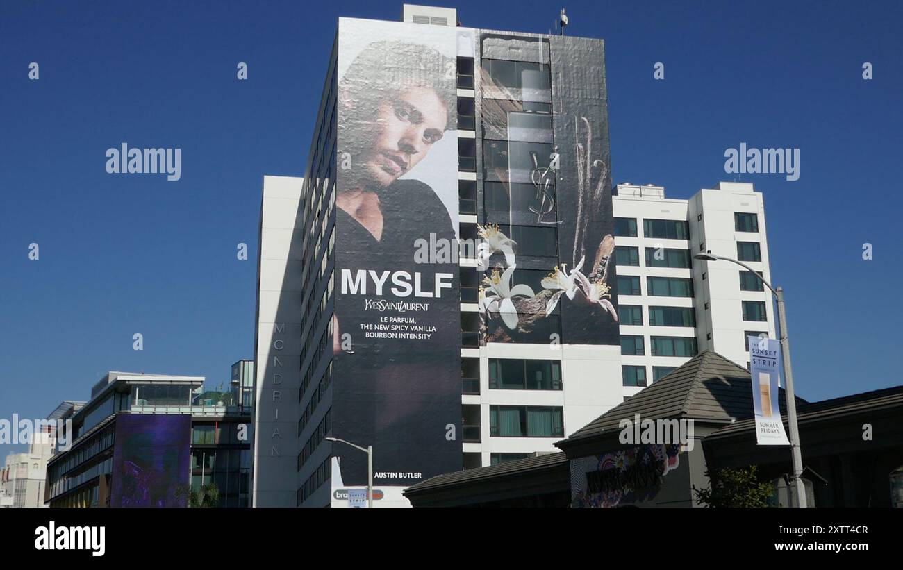 Los Angeles, California, USA 15th August 2024 Austin Butler YSL Parfum ...