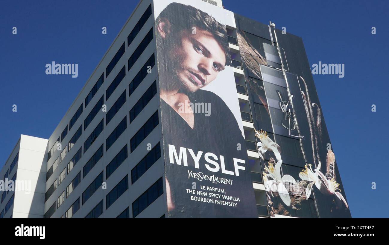 Los Angeles, California, USA 15th August 2024 Austin Butler YSL Parfum ...