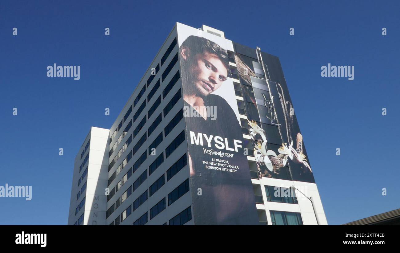 Los Angeles, California, USA 15th August 2024 Austin Butler YSL Parfum ...