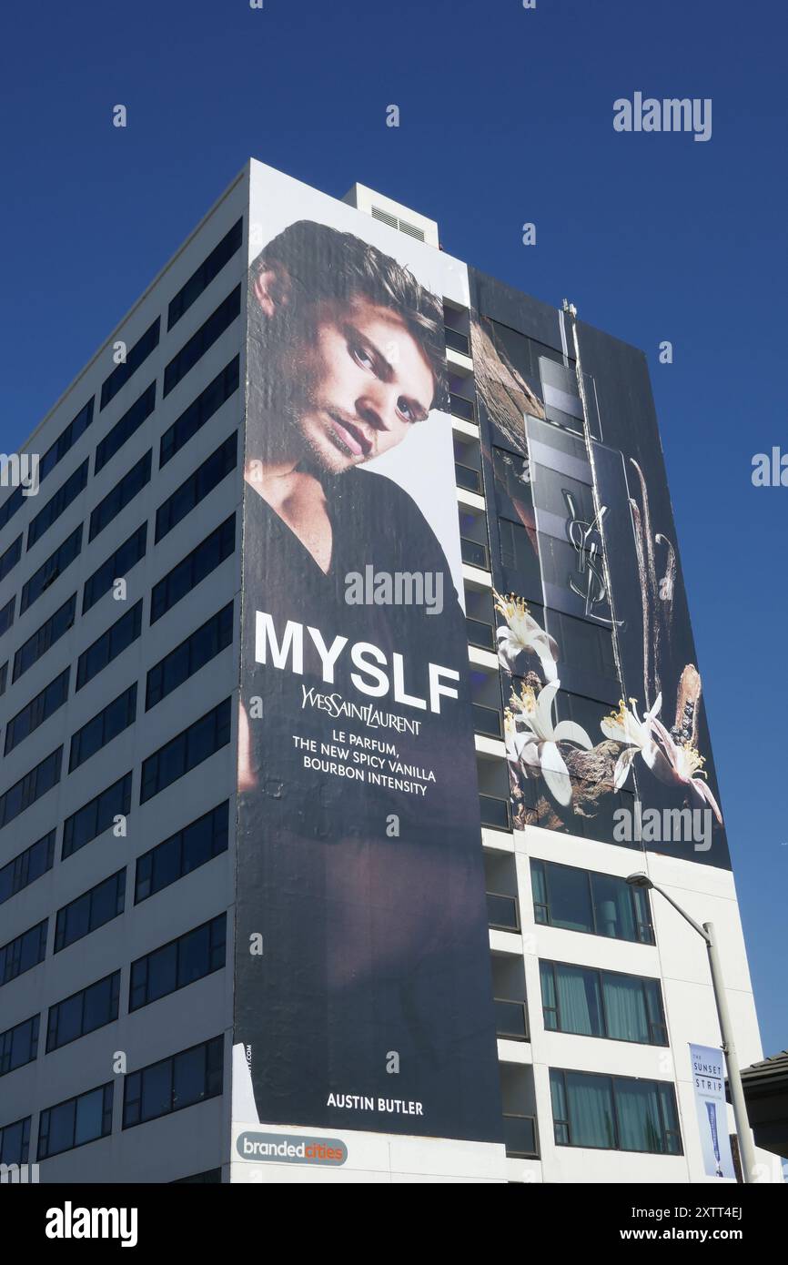 Los Angeles, California, USA 15th August 2024 Austin Butler YSL Parfum ...