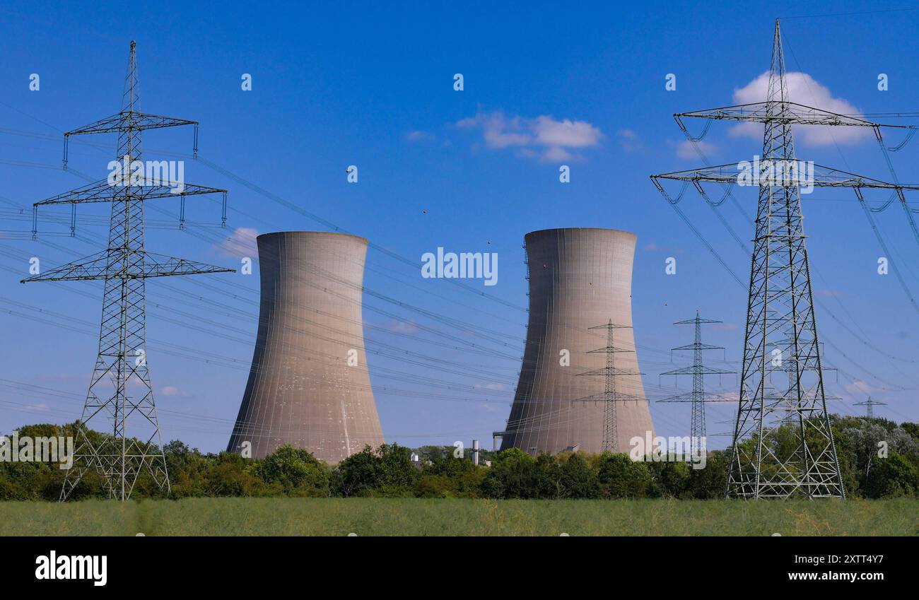 15.08.2024, xblx, AKW Grafenrheinfeld, am Tag vor der Sprengung, emwirt ...