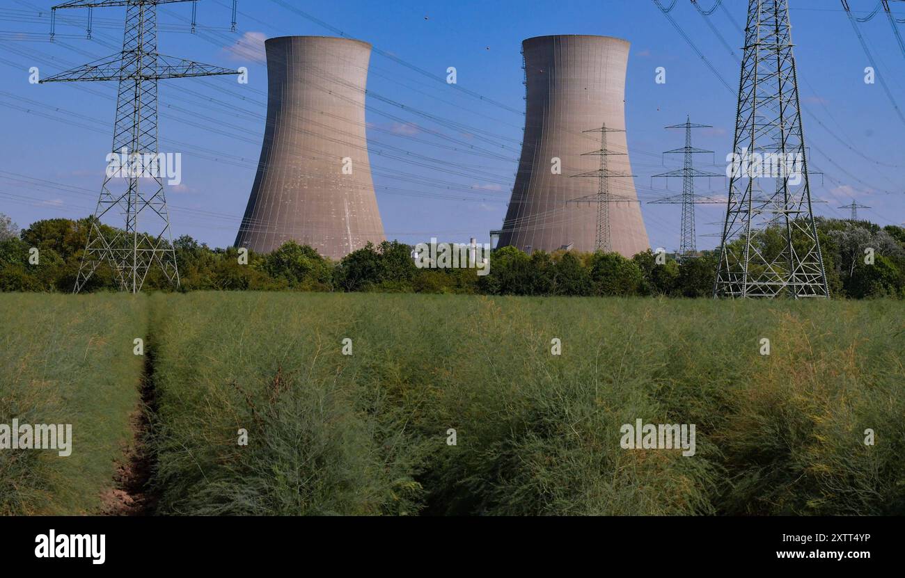 15.08.2024, xblx, AKW Grafenrheinfeld, am Tag vor der Sprengung, emwirt ...