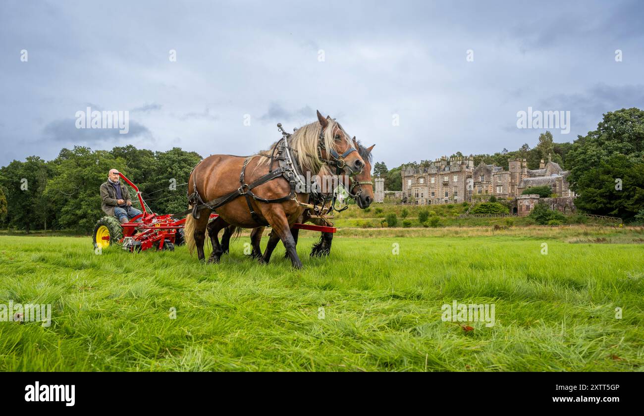 15th August 2024 Abbotsford, near Melrose, Scottish Borders, Scotland ...
