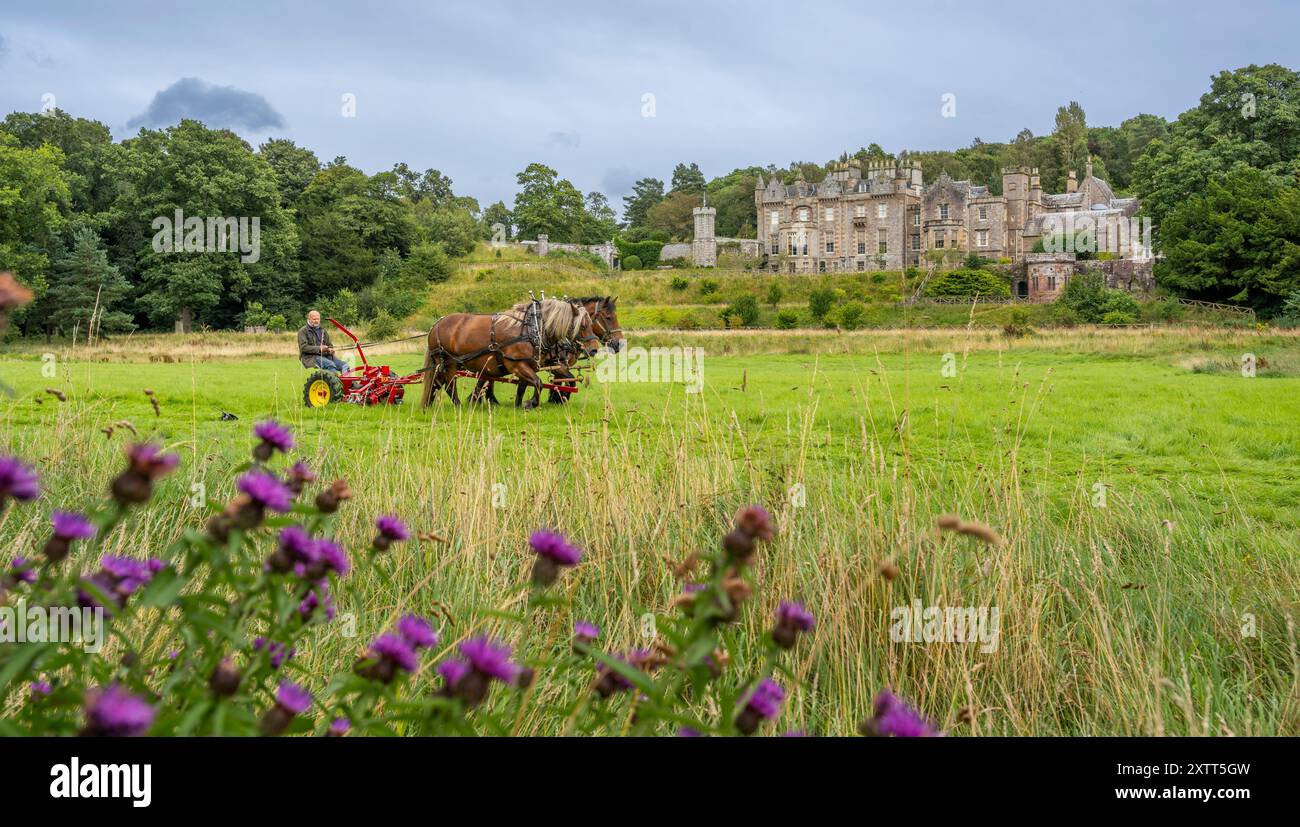 15th August 2024 Abbotsford, near Melrose, Scottish Borders, Scotland ...