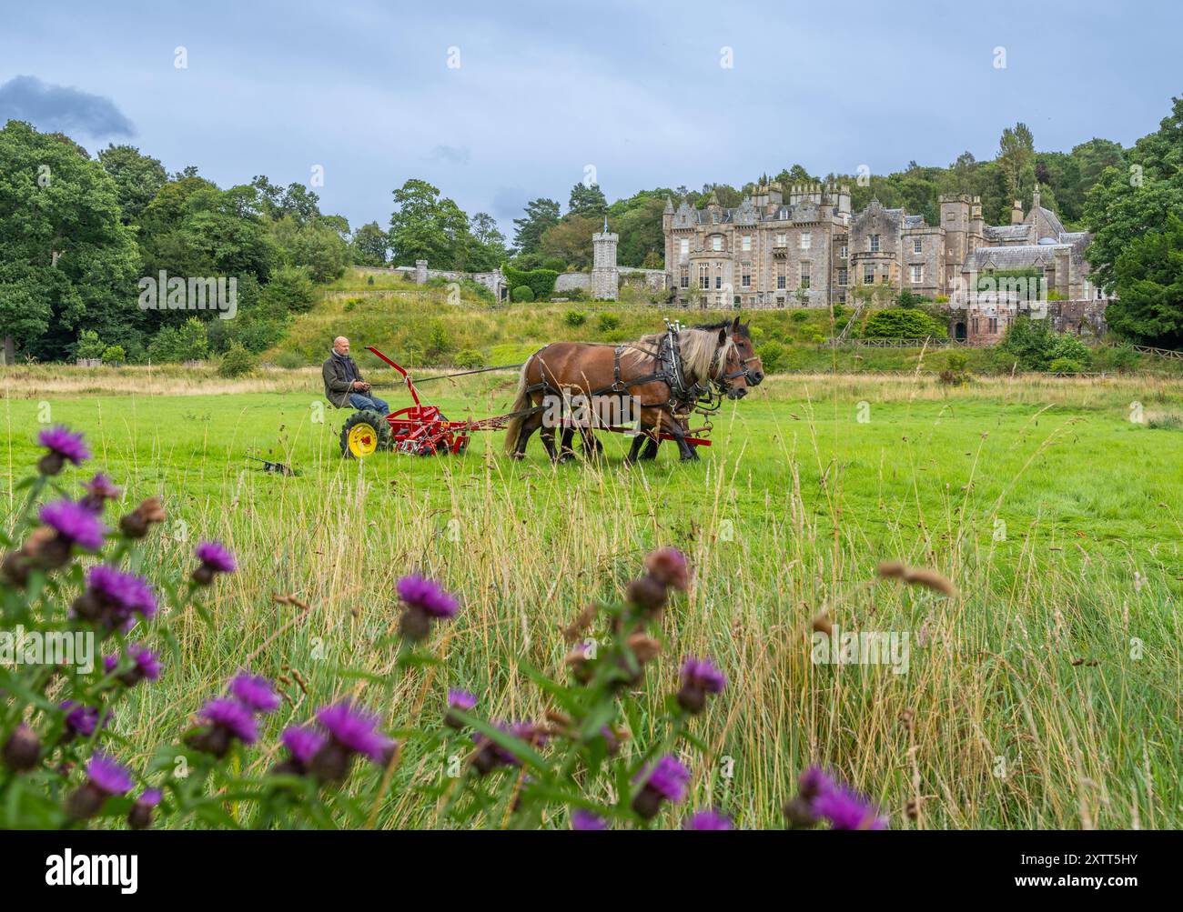 15th August 2024 Abbotsford, near Melrose, Scottish Borders, Scotland ...