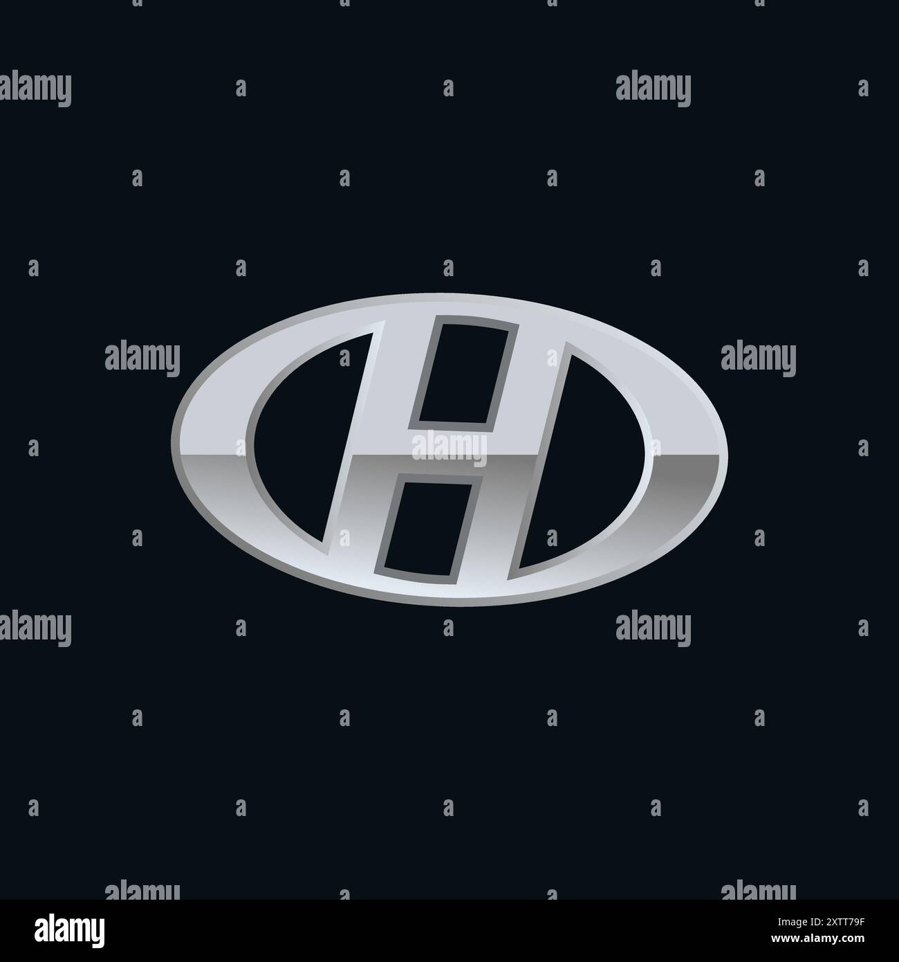Creative H Metal Logo Design Stock Vector Image & Art - Alamy