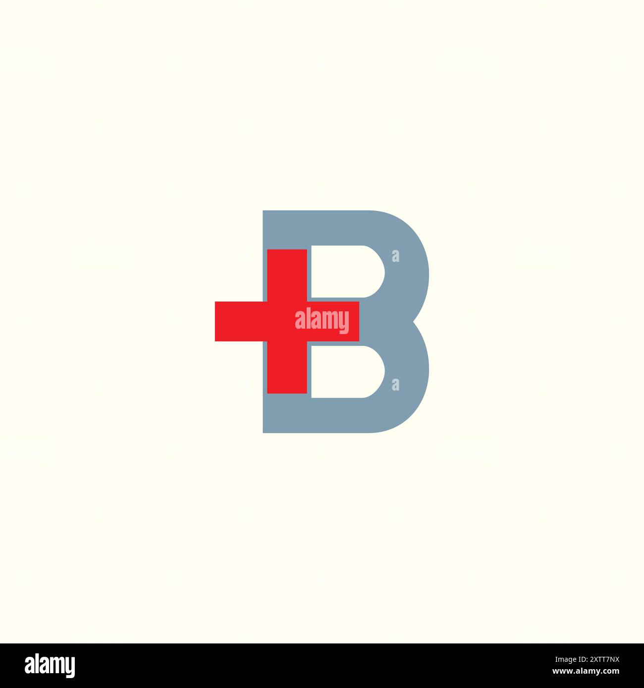 Health Care B and B Plus Creative Logo Stock Vector Image & Art - Alamy