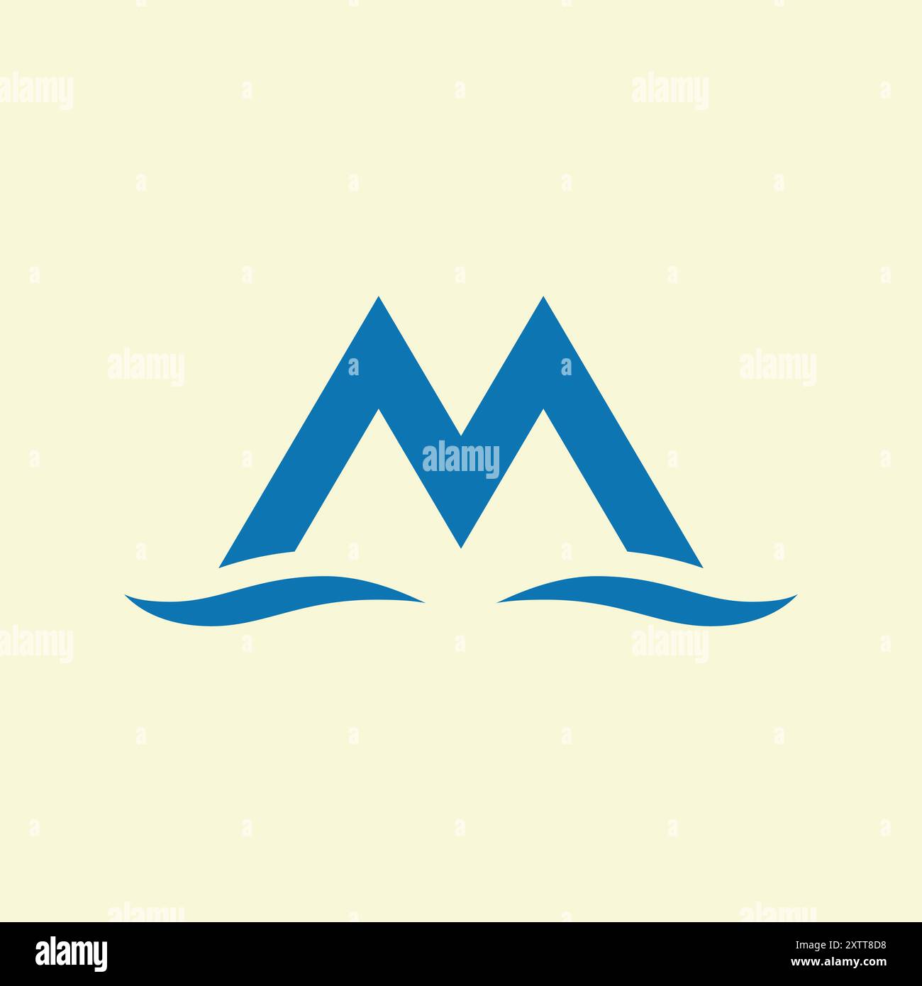 Water letter m Stock Vector Images - Alamy