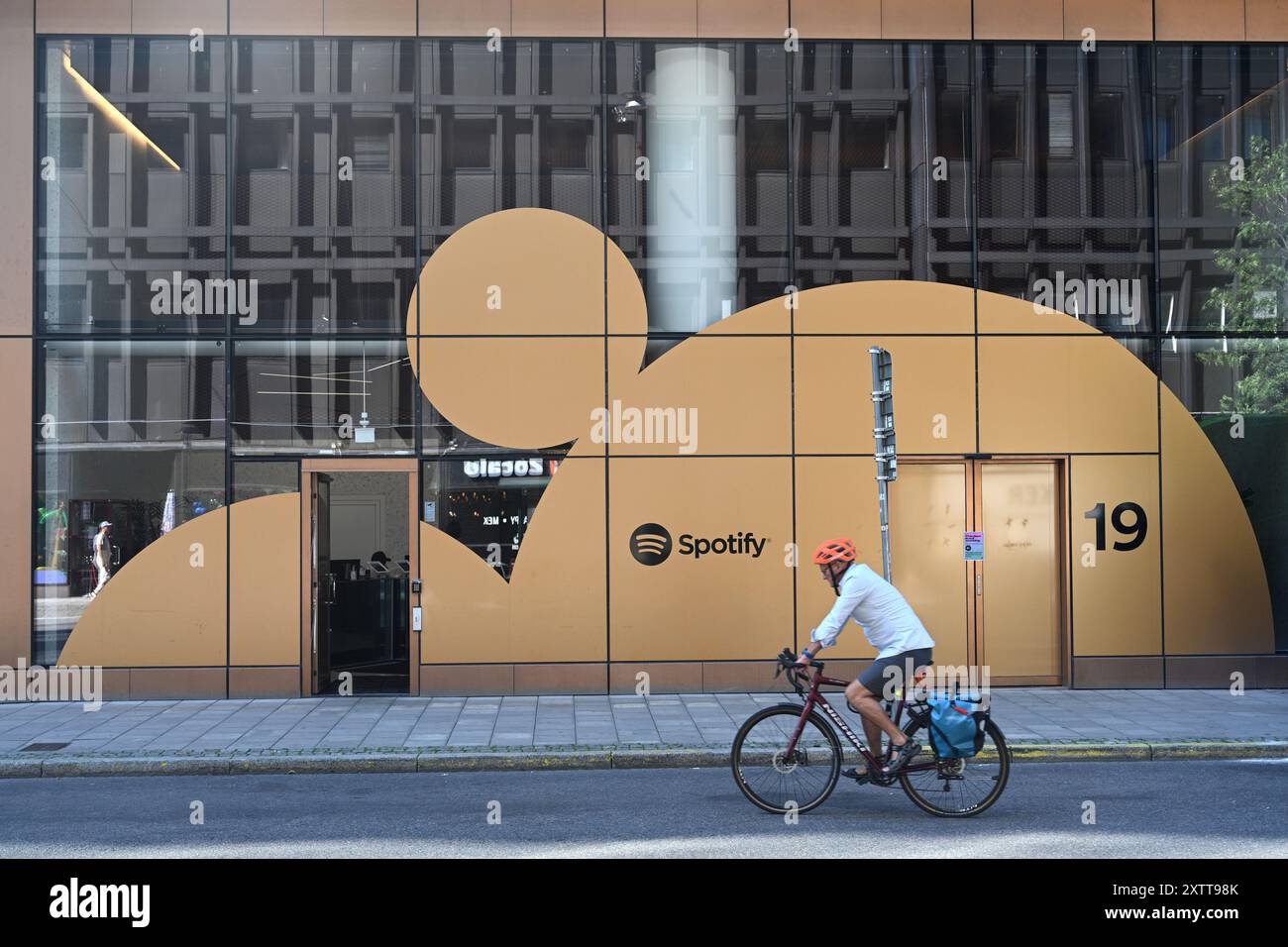Stockholm, Sweden - July 30, 2024: Spotify HQ in Stockholm Stock Photo ...