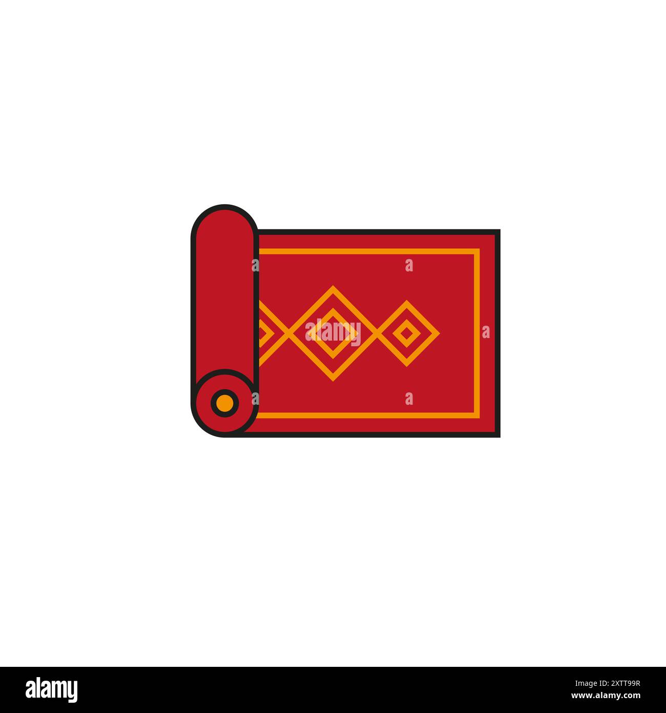 Mat icon,vector illustration. Flat design style. vector mat icon ...