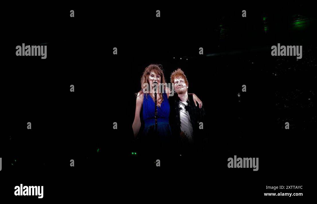 Taylor Swift Performs On Stage With Surprise Guest Ed Sheeran As Seen