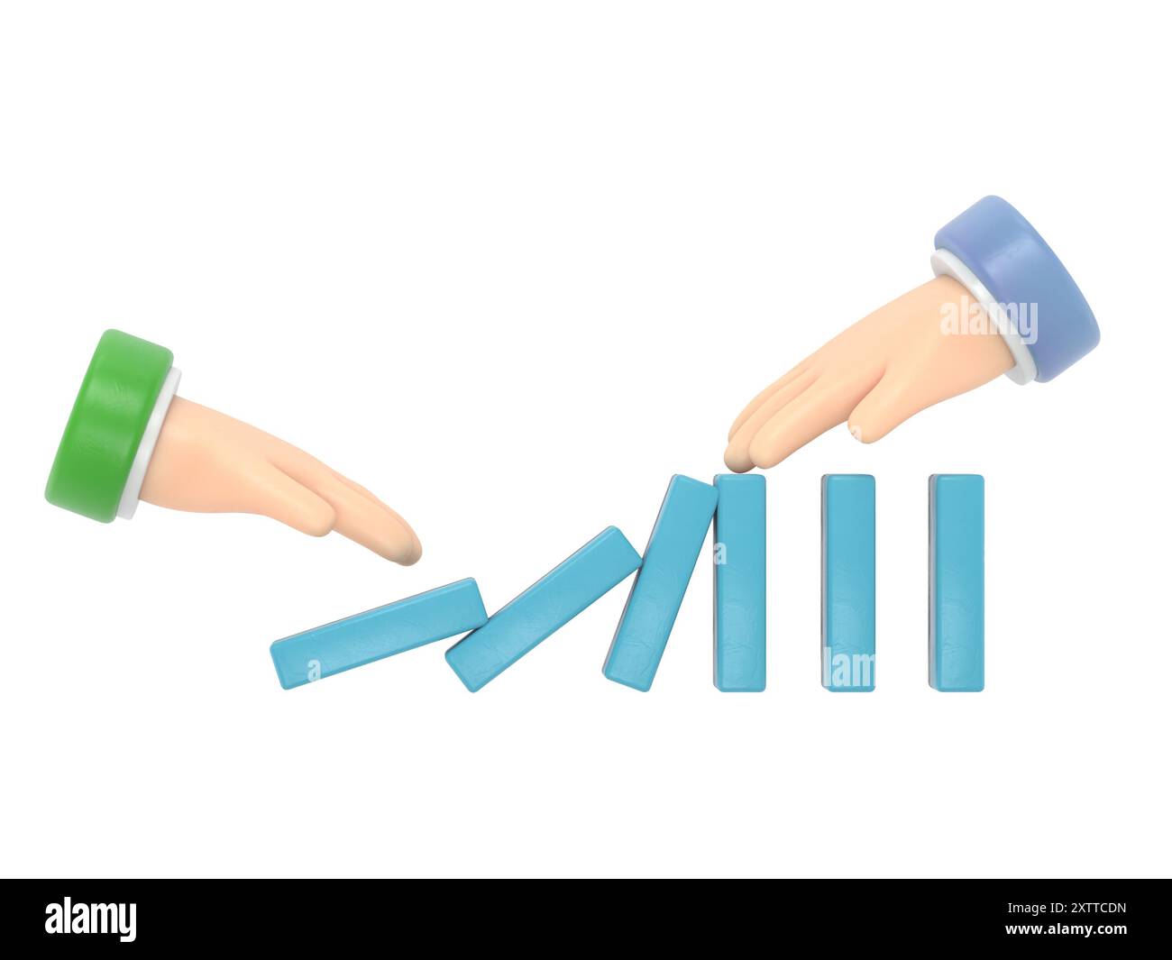 Person falling forward Cut Out Stock Images & Pictures - Alamy