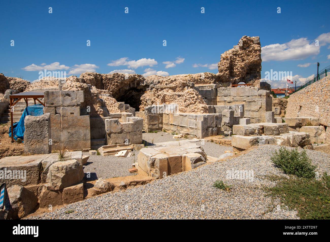 IZNIK, TURKEY - August 08, 2024: The ancient Roman theater in Iznik ...