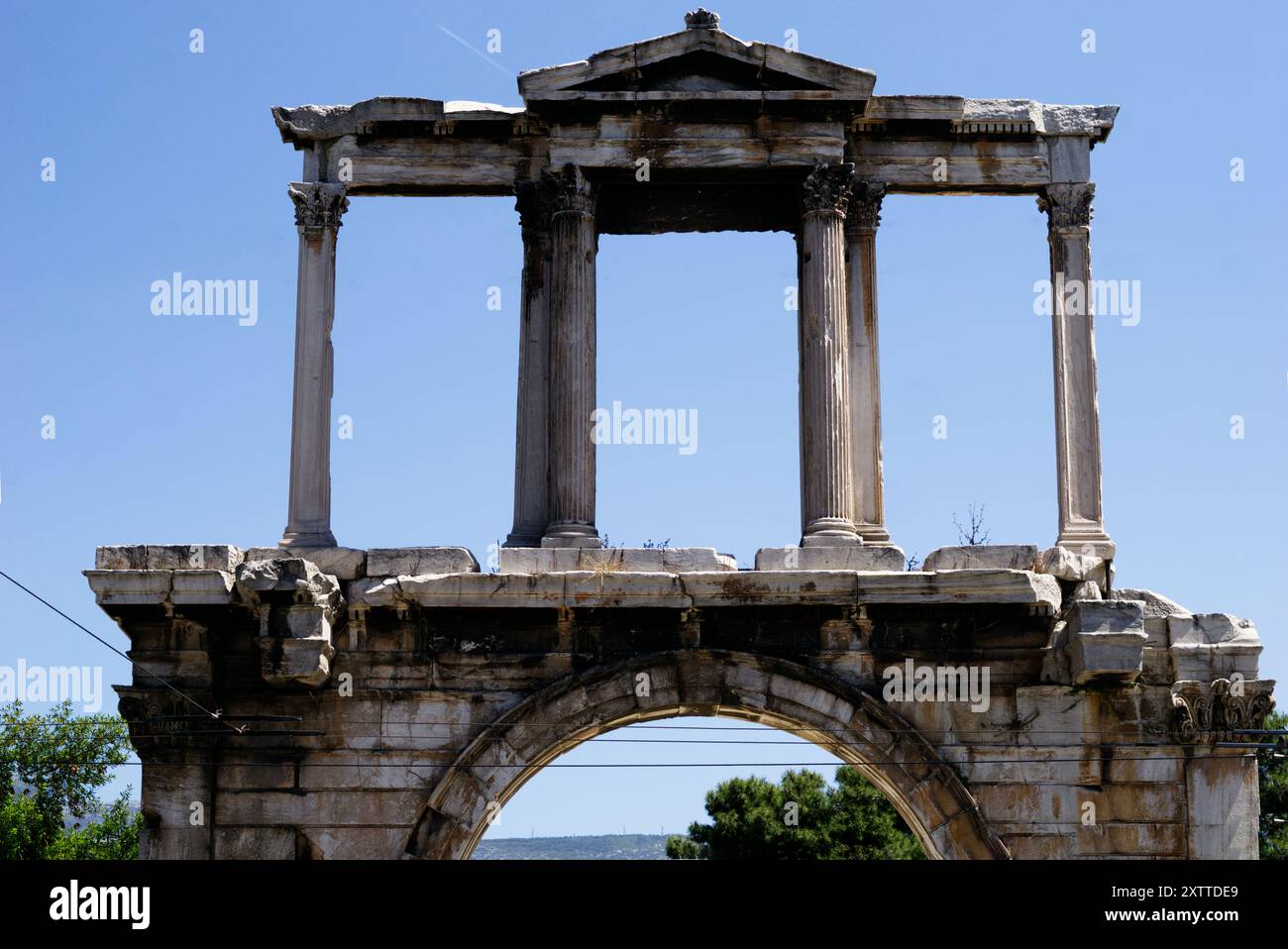 Arch of Hadrian Stock Photo - Alamy