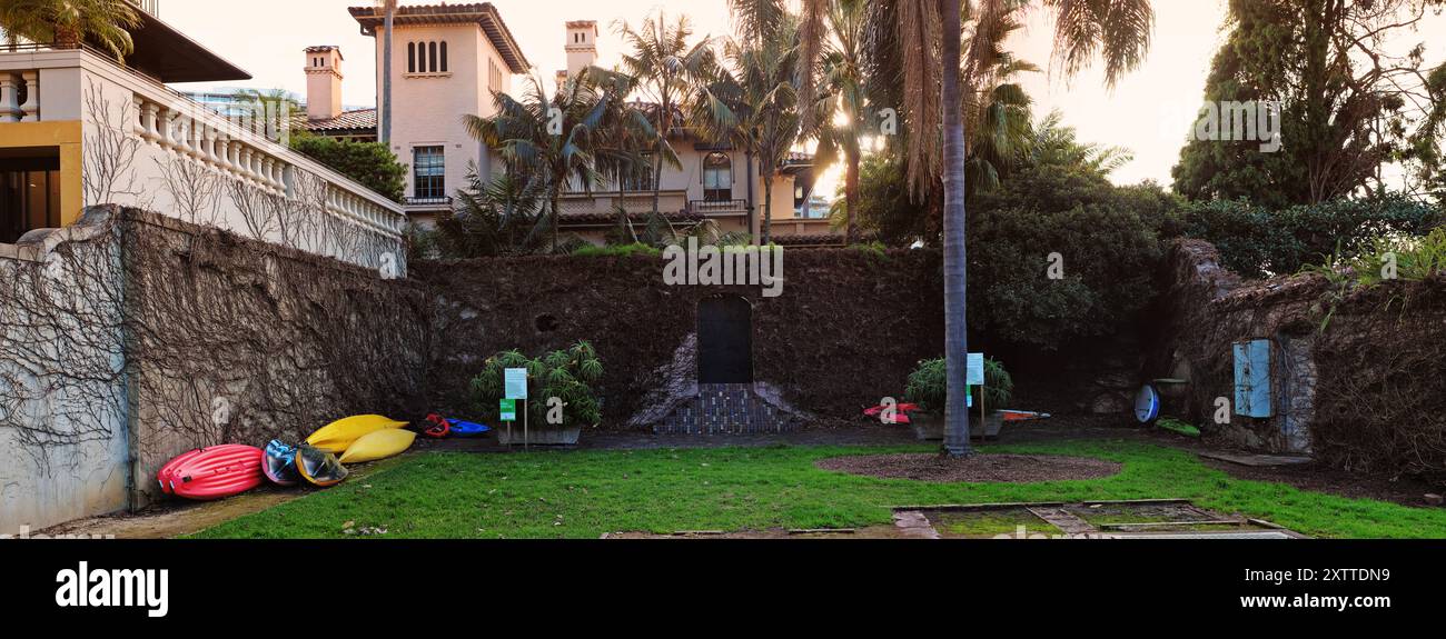 Boomerang, an historic Sydney harbour waterfront Spanish mission style ...